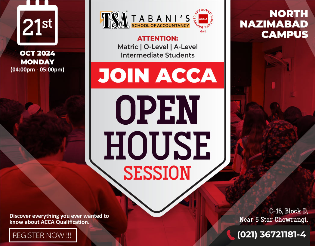 ACCA Open House Session 21st Oct 2024 - Tabani's School of Accountancy
