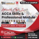 Admissions Open: ACCA Skills & Professional Module March 2025 Attempt ...